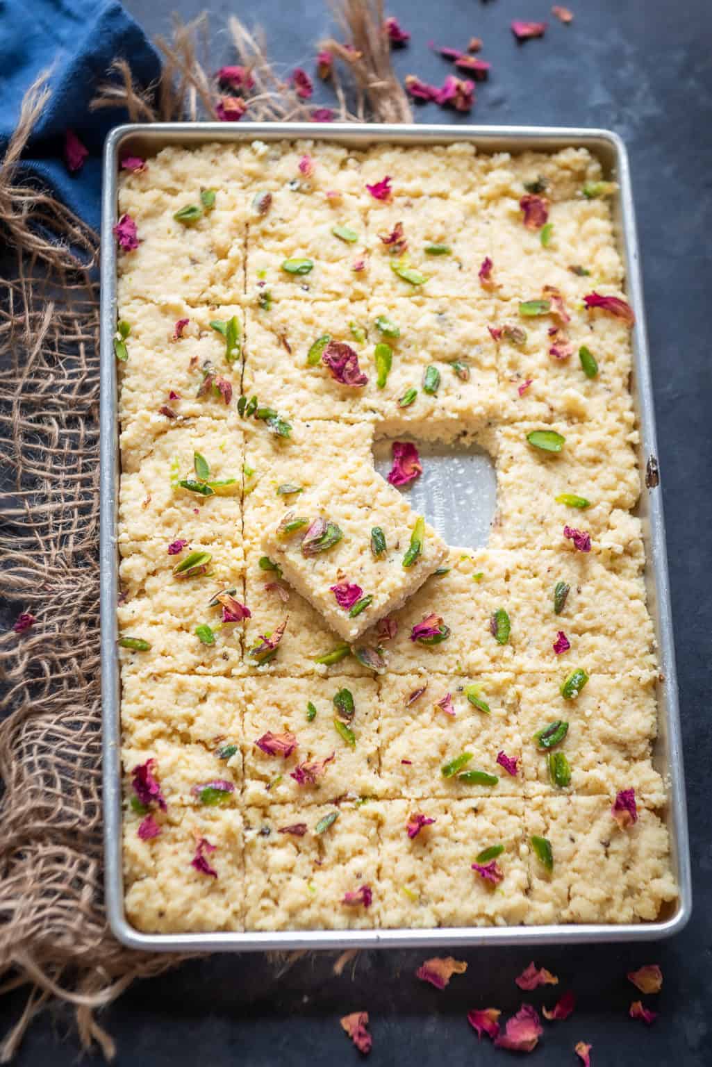 Kalakand Recipe (Step by Step + Video) - Whiskaffair