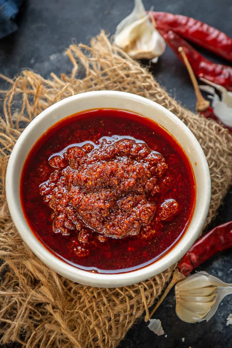 Garlic Chutney Recipe (Rajasthani Style) - Whiskaffair