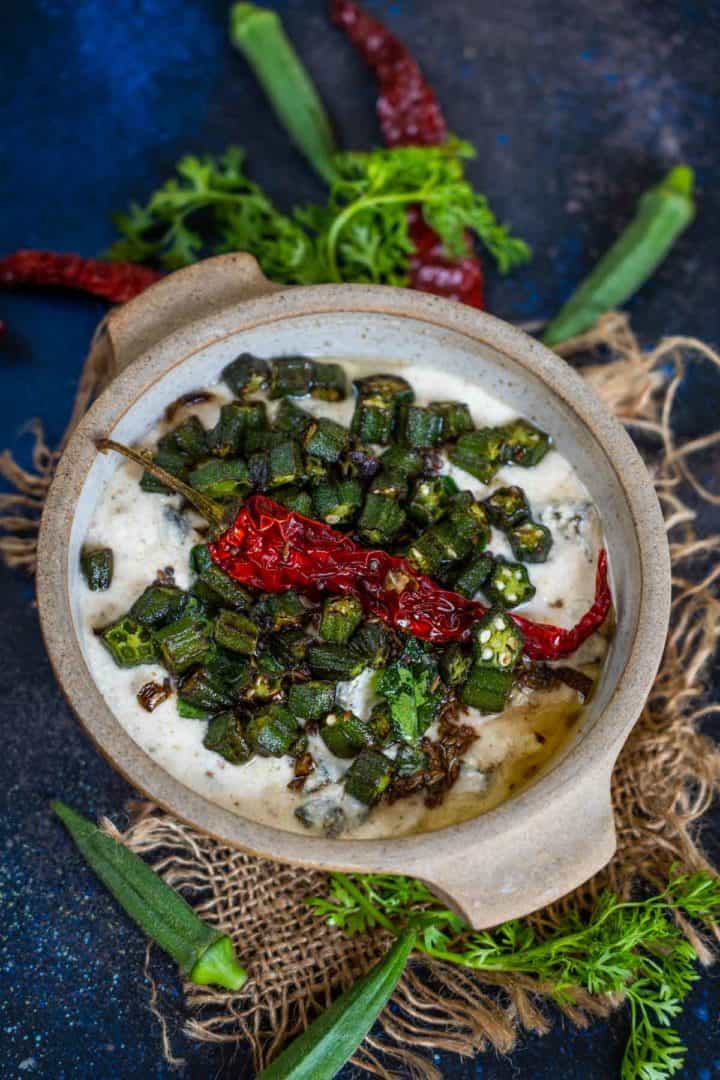 Bhindi Raita Recipe (Okra Raita) - Whiskaffair
