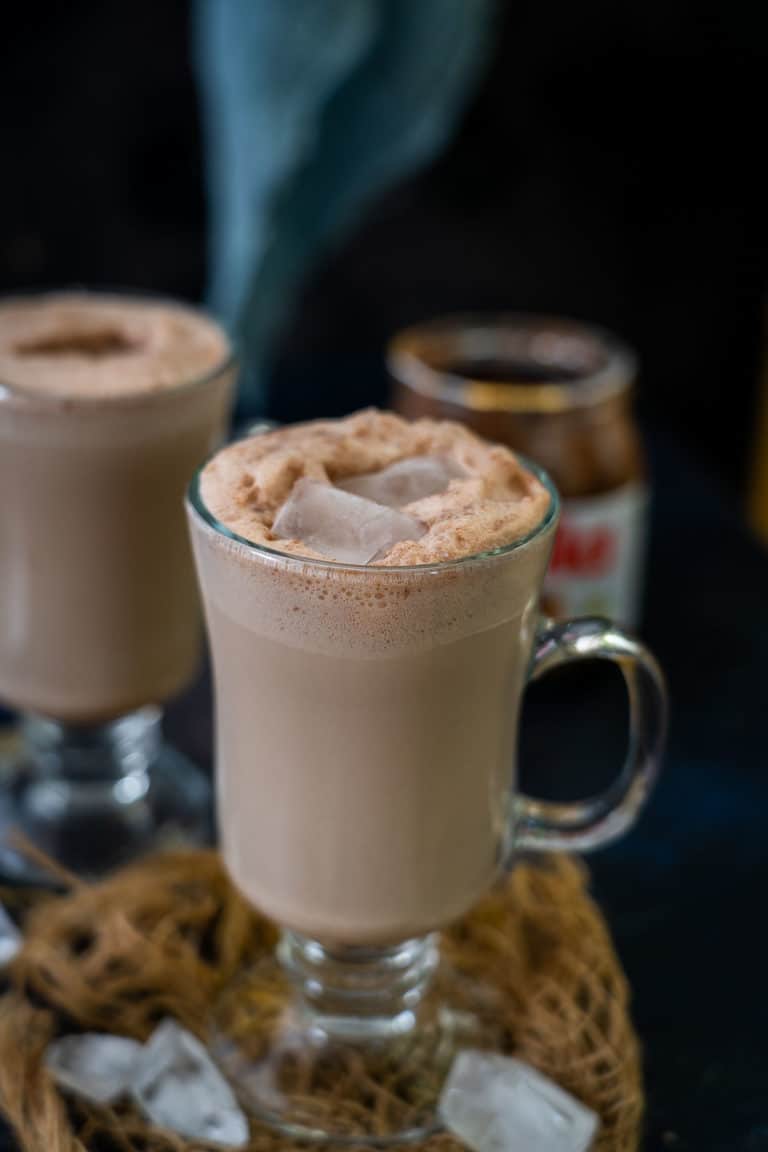Nutella Coffee Recipe (Iced + Hot) - Whiskaffair