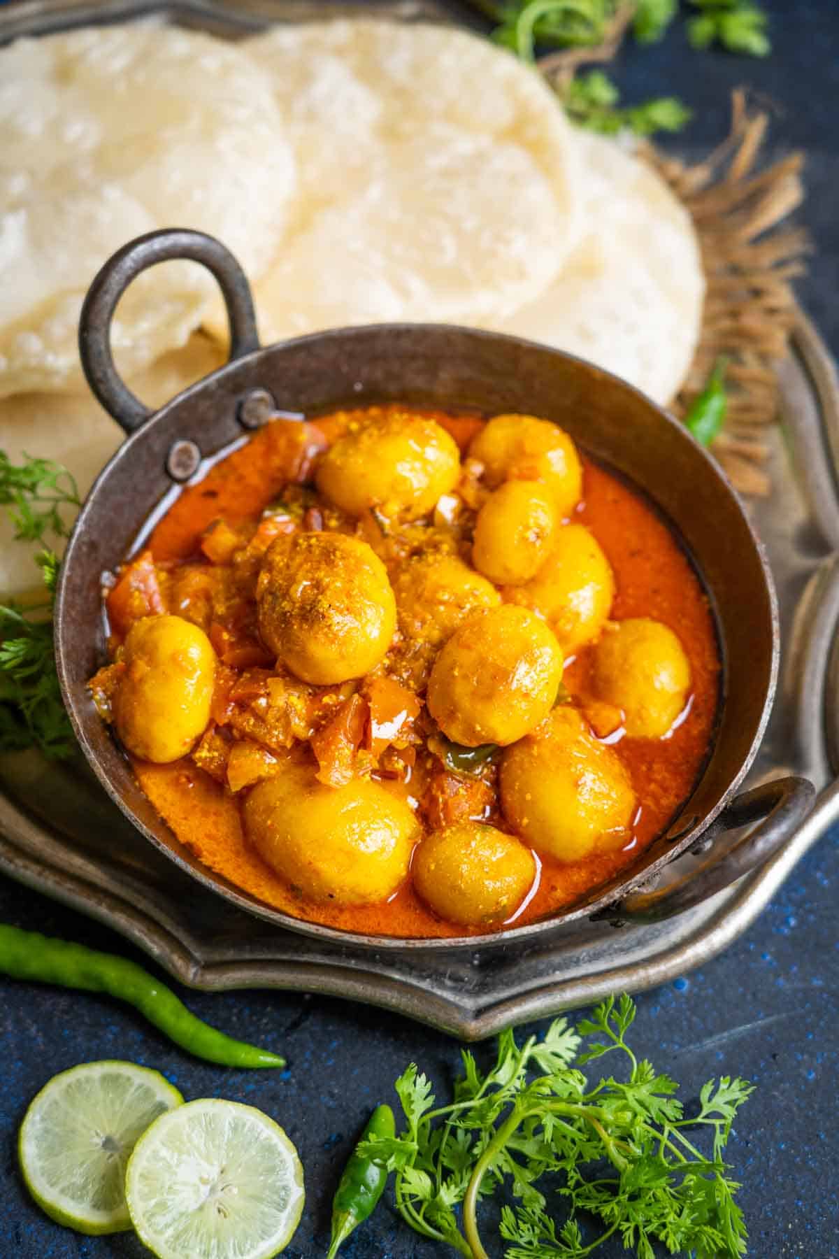 Bengali Aloo Dum Recipe (Alur Dom) - Whiskaffair