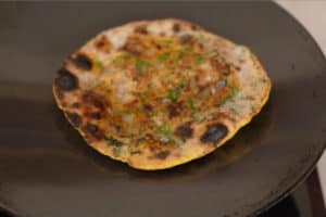 Punjabi Missi Roti Recipe (Spicy Chickpea Flour Flatbread)