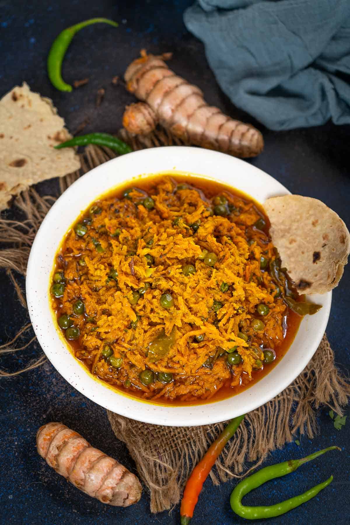 Haldi Ki Sabji Recipe (Fresh Turmeric Curry) - Whiskaffair