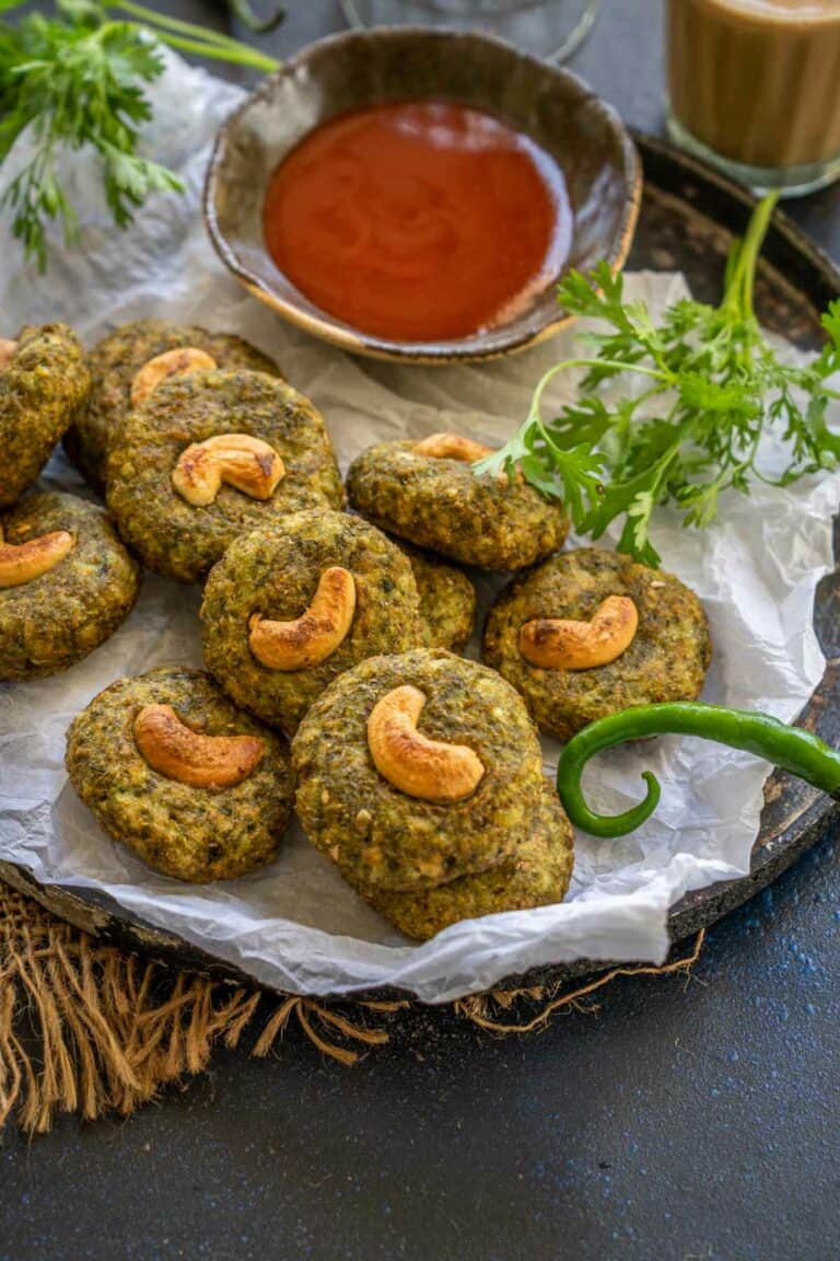 Hara Bhara Kabab Recipe (Fried + Air Fried + Baked) - Whisk Affair