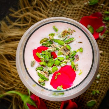 Rose Lassi Recipe - Whiskaffair