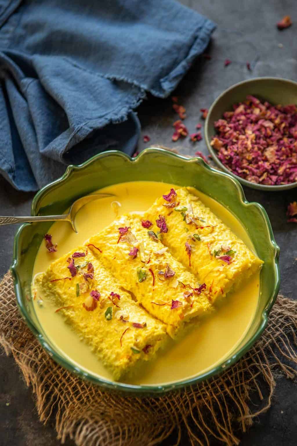 Bread Malai Roll Recipe + Video - Whiskaffair