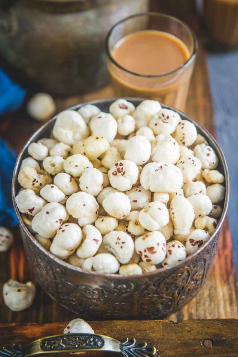 Roasted Makhana Recipe (5+ Flavors) - Whiskaffair