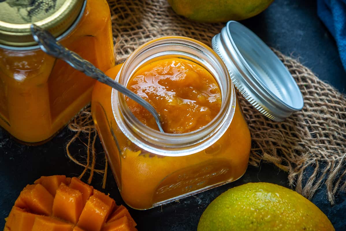 Mango Jam Recipe (Step by Step + Video) - Whiskaffair