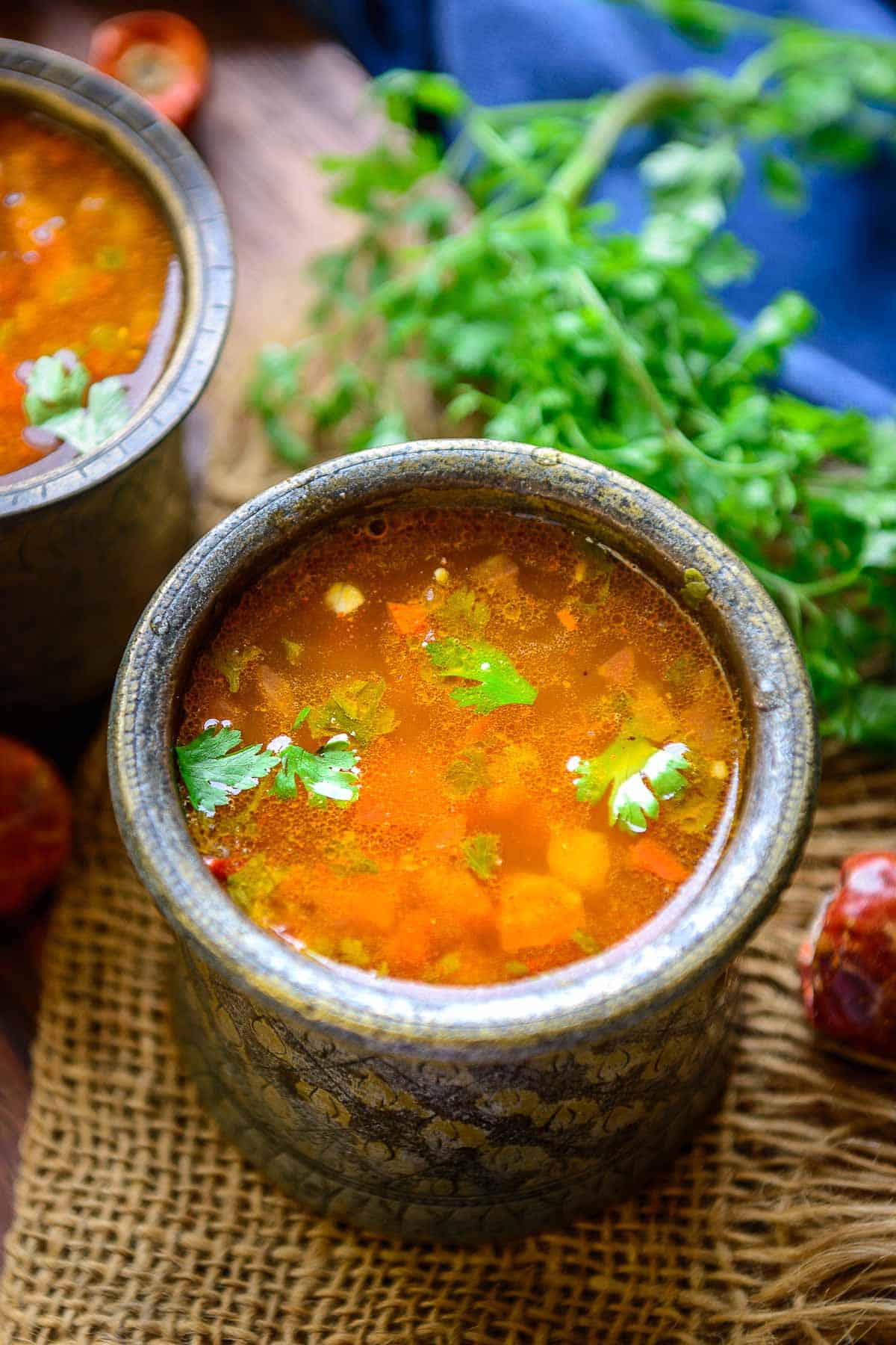 Tomato Rasam Recipe (Thakkali Rasam) - Whiskaffair