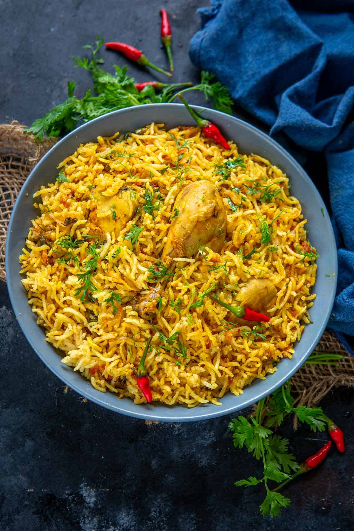 Spicy Chicken Pulao Recipe - Whiskaffair