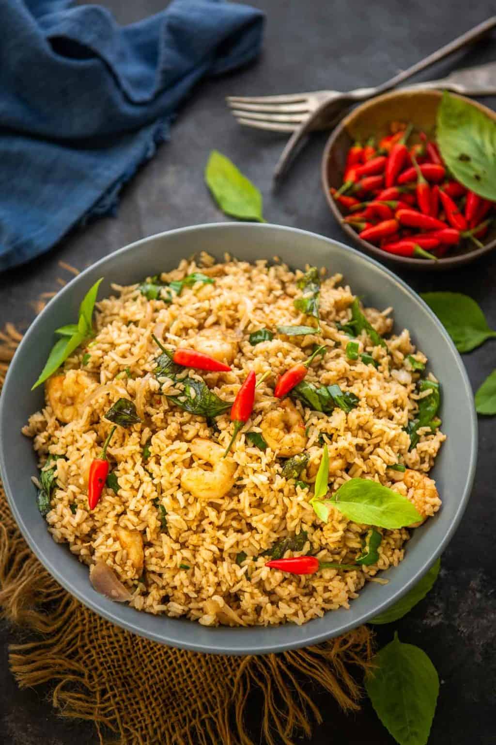 Authentic Thai Fried Rice Recipe (Khao Pad) + Video