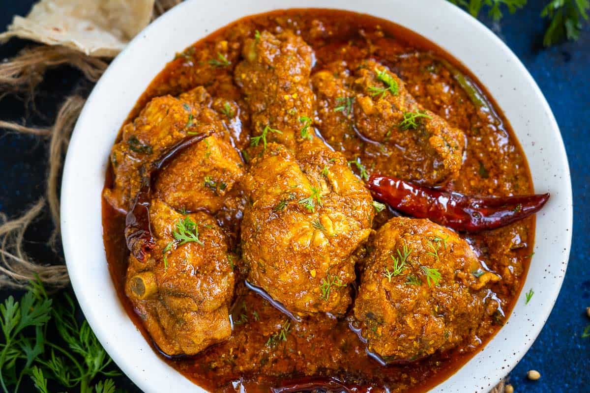 Indian Restaurant Style Chicken Masala Curry Recipe + Video