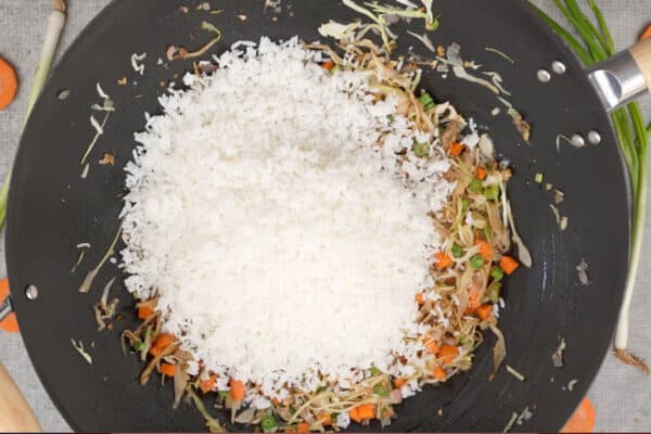 Vegetable Fried Rice Recipe (Chinese Takeout Copycat)