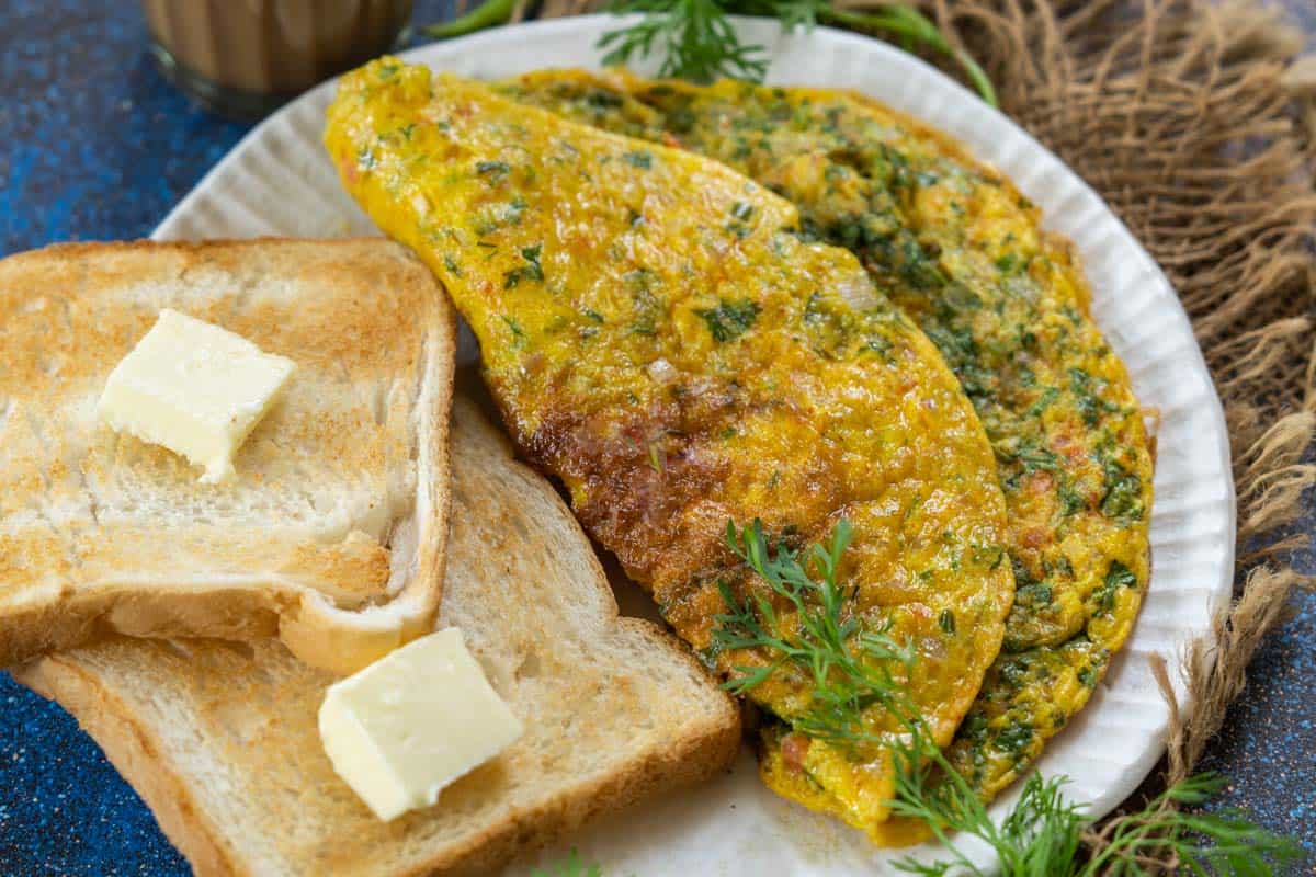 Masala Omelette Recipe - Whisk Affair