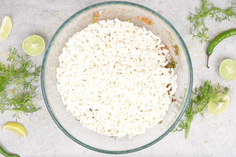 Bhel Puri Recipe (Indian Street Snack) + Video