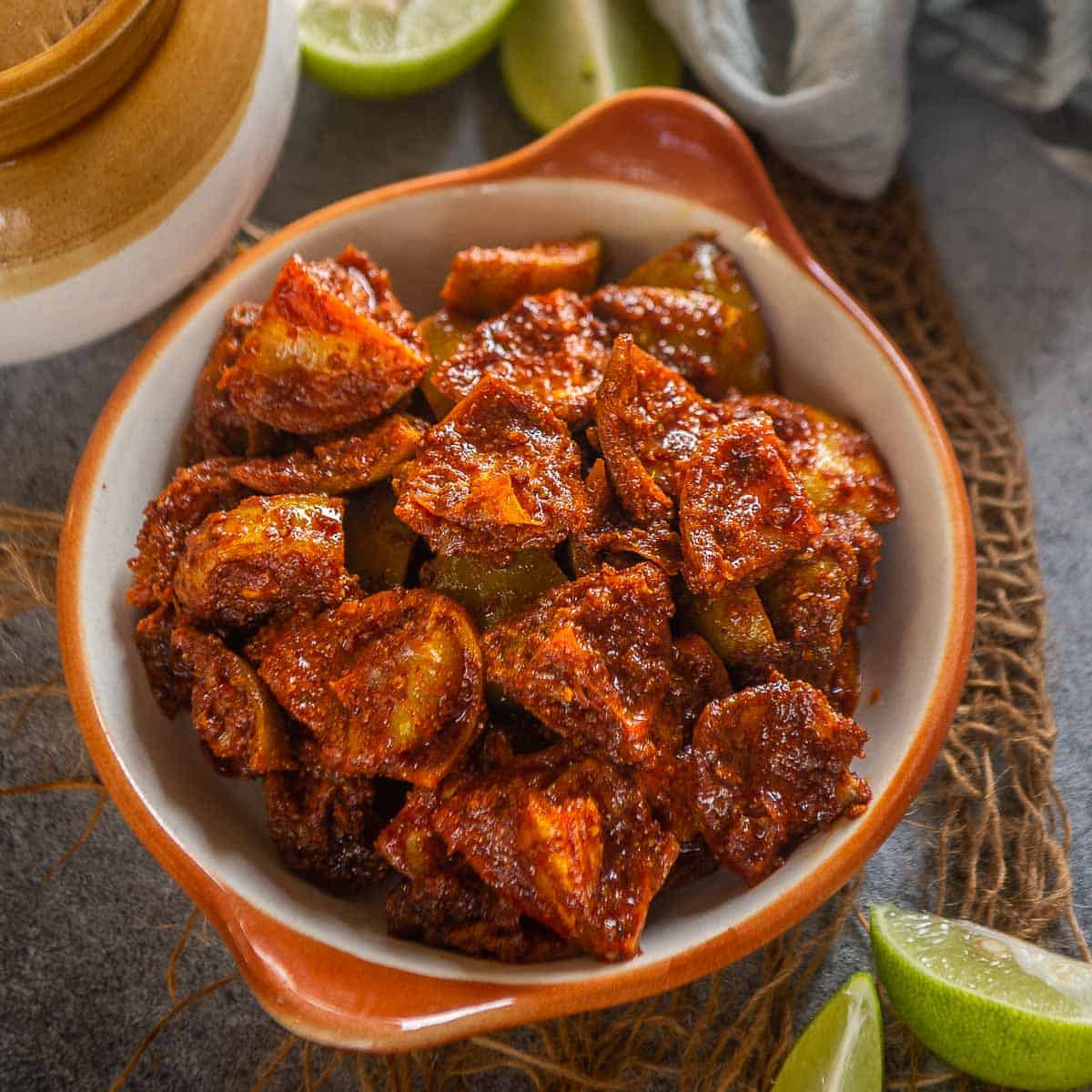 Elumichai Oorugai Recipe (Tamil Nadu Style Lime Pickle)