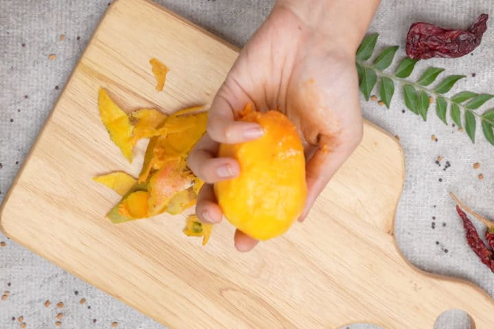 Mambazha Pulissery Recipe (Kerala Style Ripe Mango Curry)