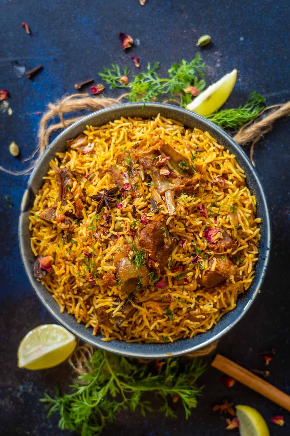 Spicy Mutton Pulao Recipe (Gosht Pulav) - Whiskaffair