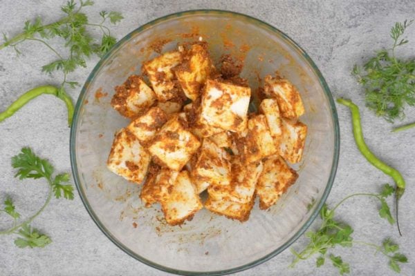 Dahi Paneer Recipe Masala (Paneer in Yogurt Curry) + Video