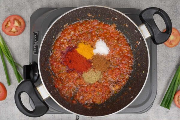 Paneer Hara Pyaz Recipe - Whisk Affair