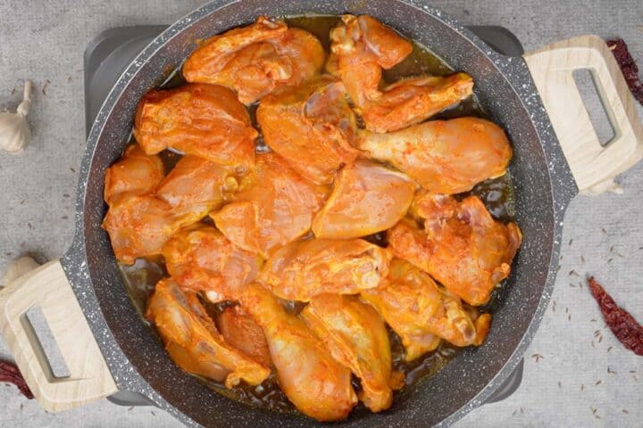 Bihari Chicken Curry Recipe - Whiskaffair