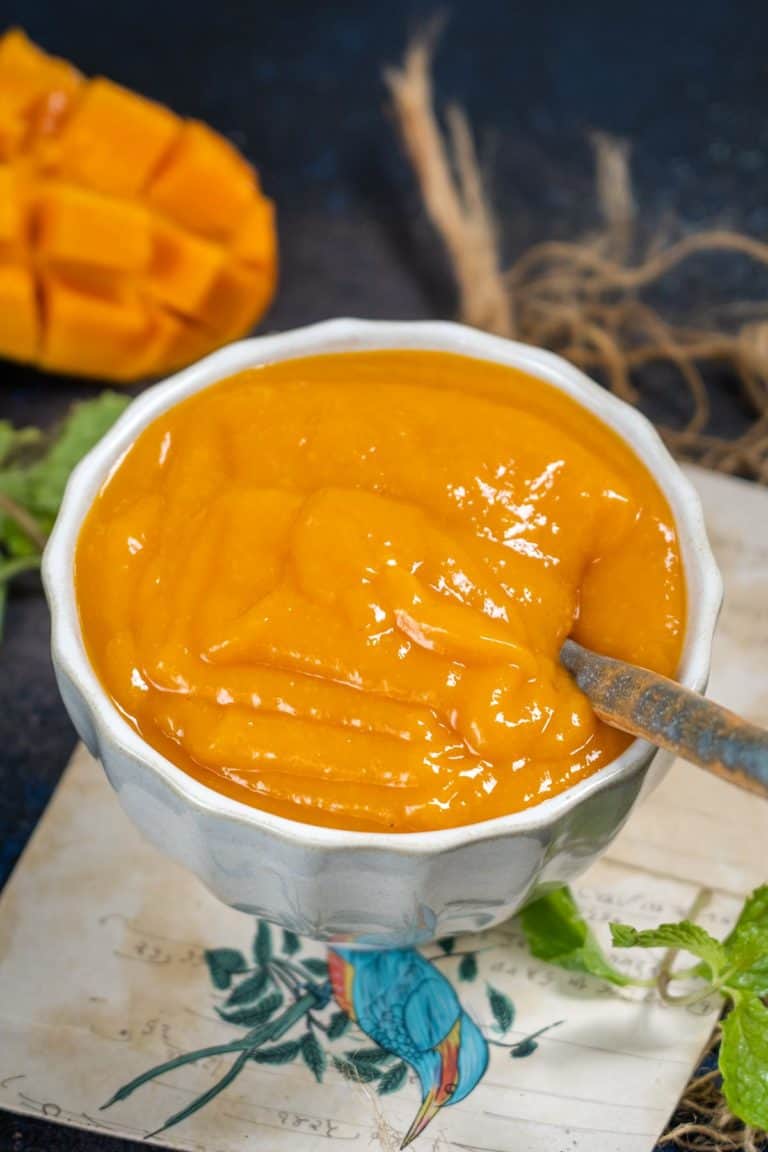 Mango Coulis Recipe (Mango Sweet Sauce) - Whisk Affair