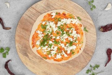 Schezwan Paneer Paratha Recipe - Whisk Affair