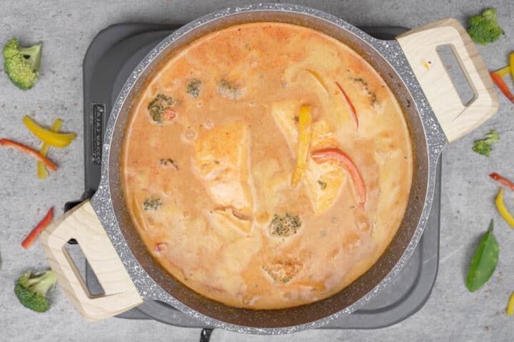 Salmon Panang Curry Recipe - Whisk Affair