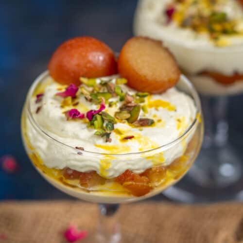 Rabdi Gulab Jamun Parfait Recipe - Whiskaffair