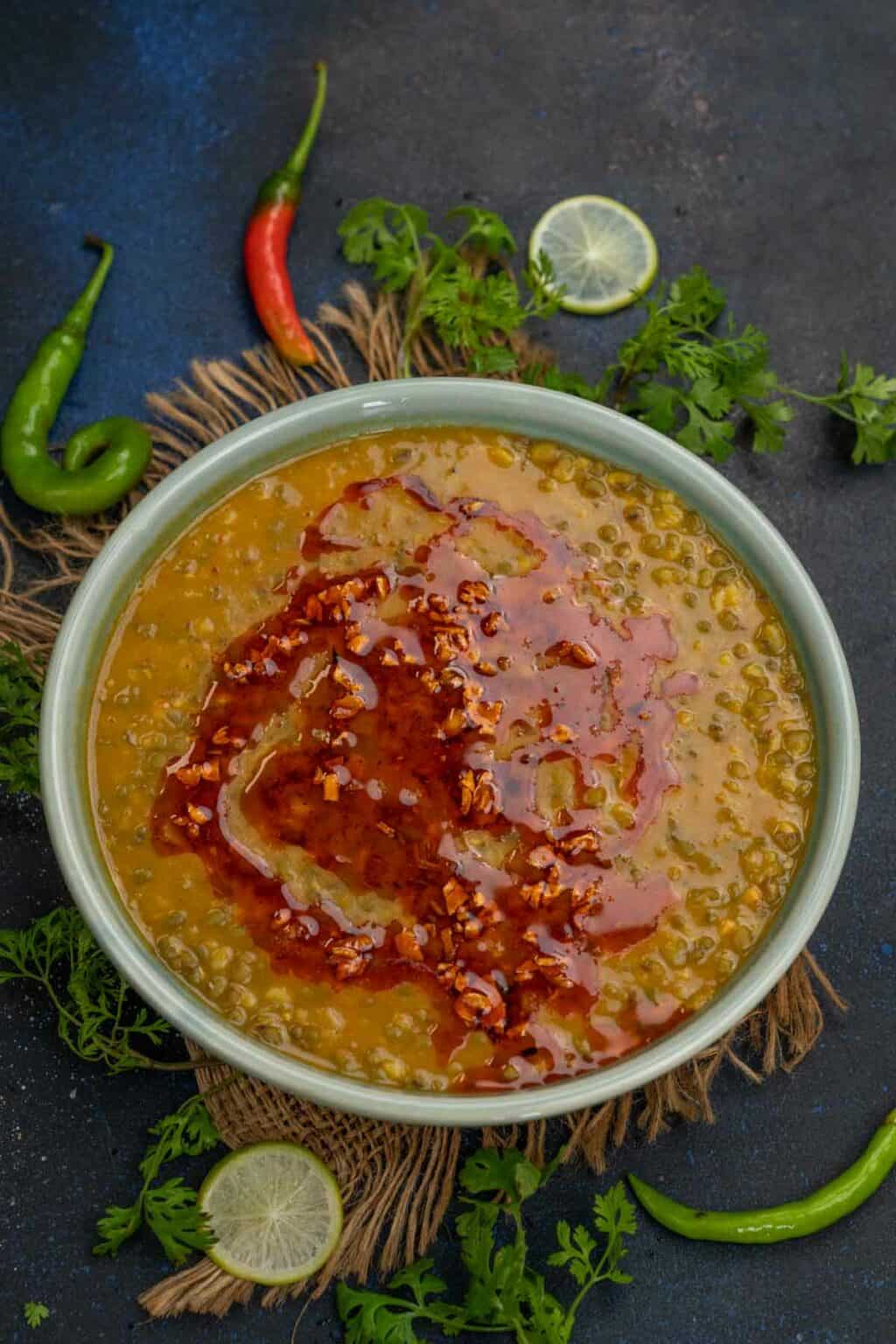 Green Moong Dal Recipe (Instant Pot + Stovetop) - Whiskaffair