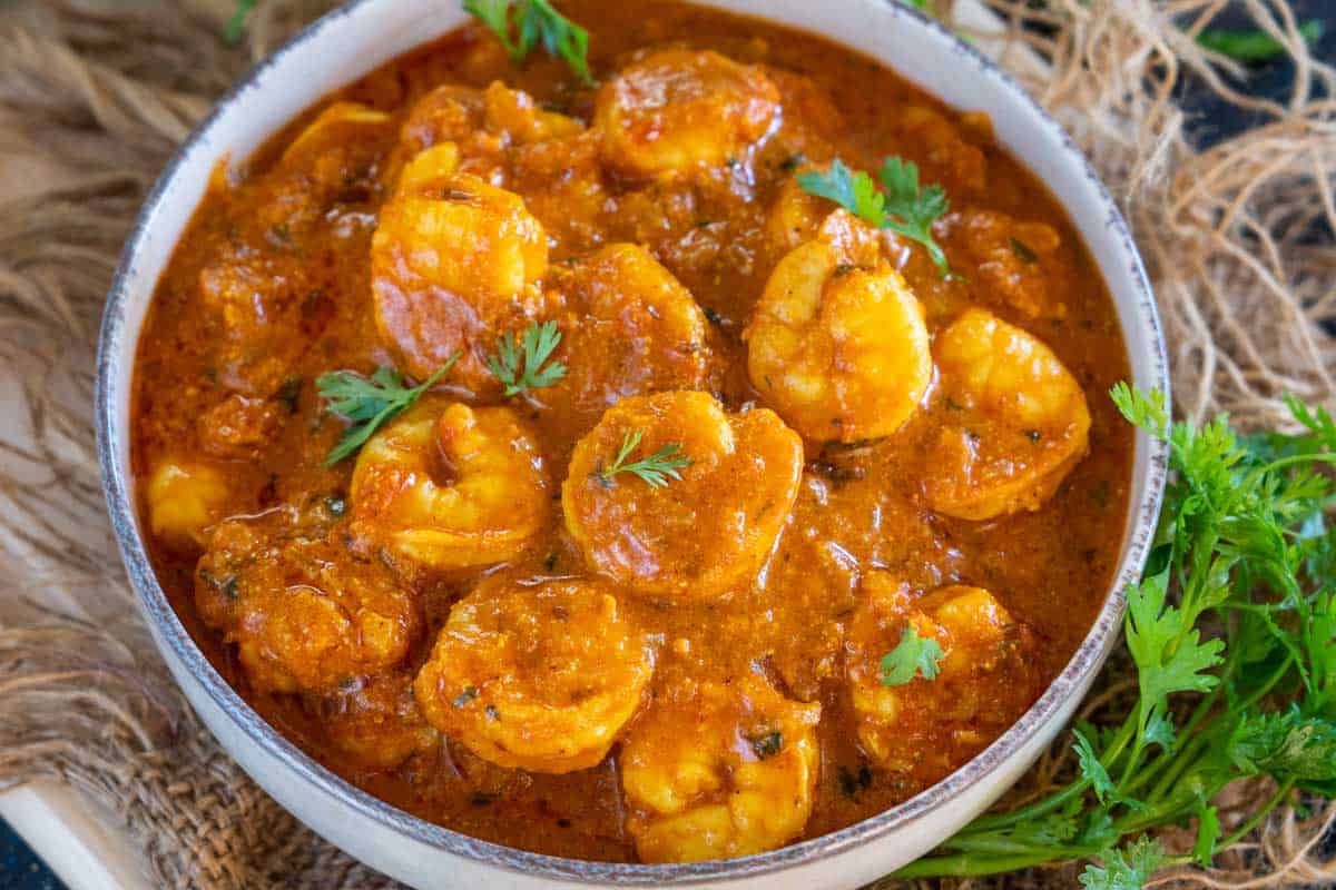 Shrimp Masala Curry Recipe (Prawn Masala) - Whisk Affair