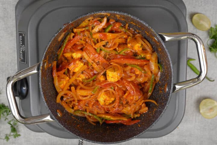 Paneer Kathi Roll Recipe (Paneer Wrap) - Whisk Affair