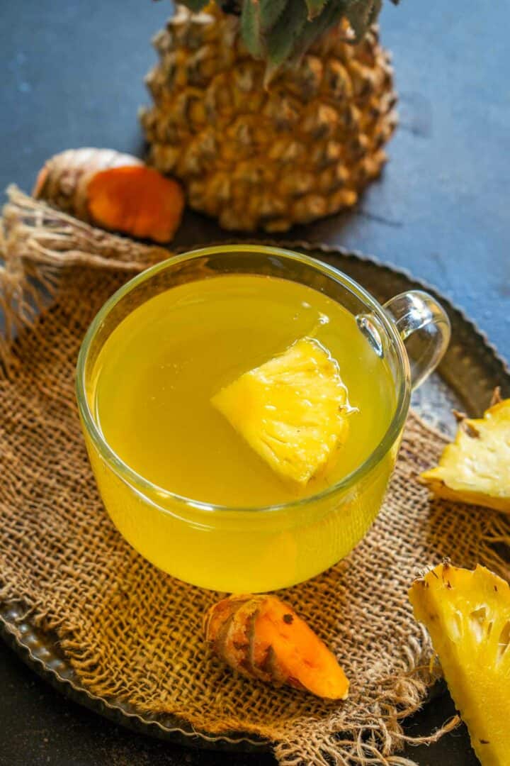 Pineapple Ginger Tea Recipe - Whiskaffair