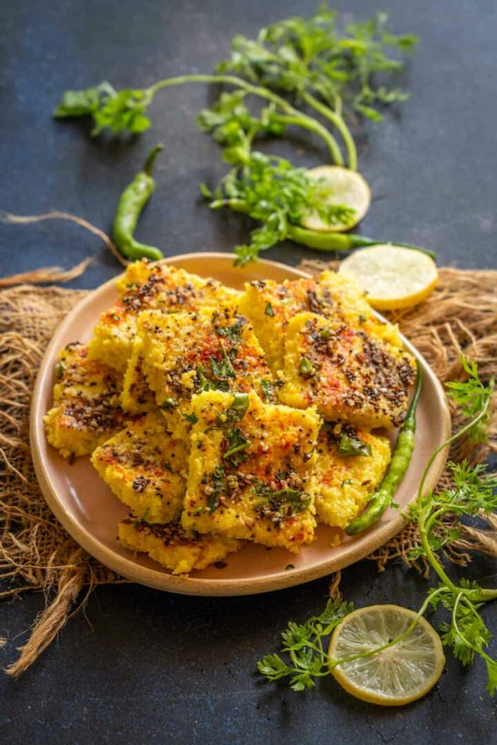 Poha Dhokla Recipe - Whisk Affair