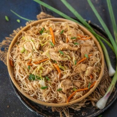 Chicken Mei Fun Recipe - Whiskaffair