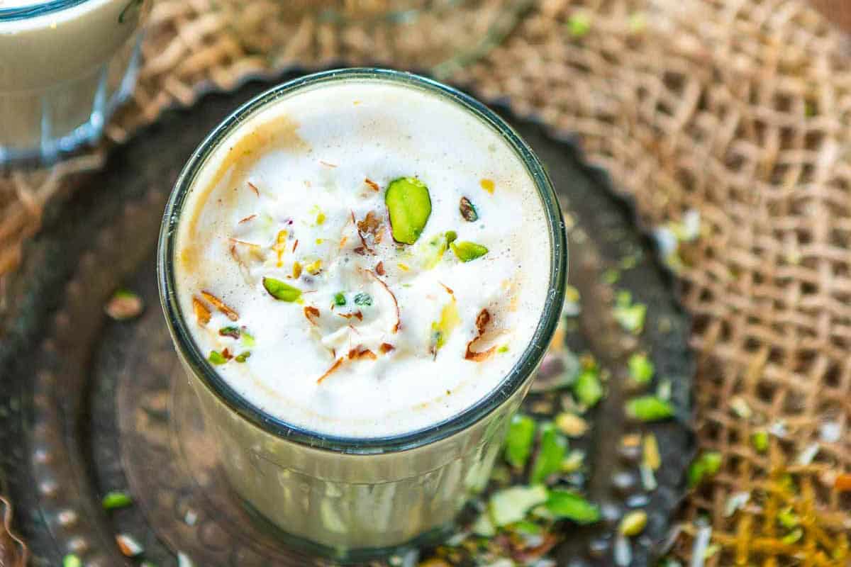Amritsari Pista Badam Tea Recipe - Whisk Affair