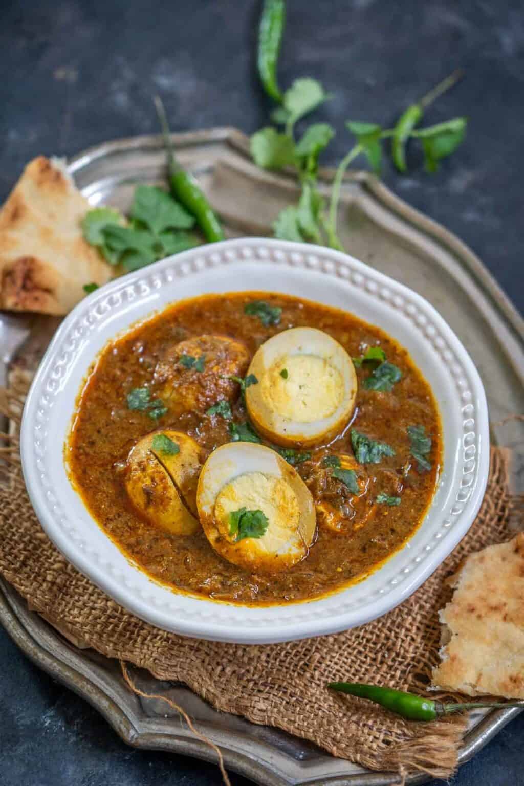 Dhaba Style Egg Curry Recipe - Whisk Affair