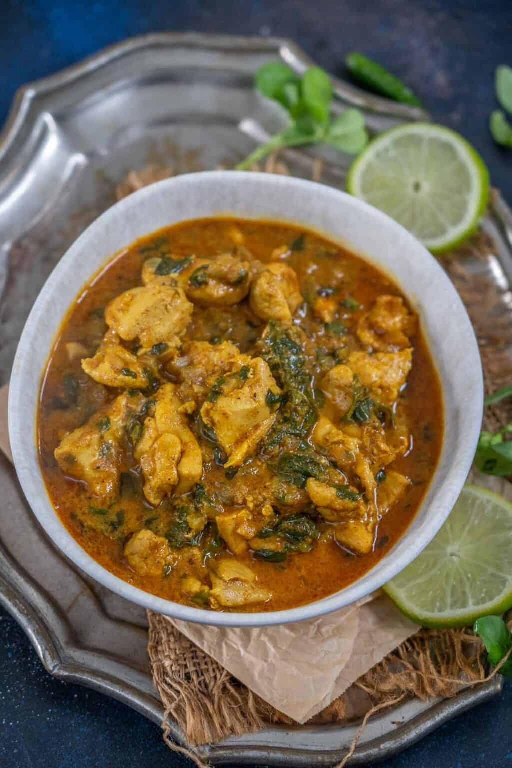 Methi Chicken Recipe (Indian Fenugreek Chicken Curry) - Whisk Affair
